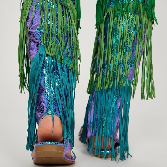 Private Boutique | Shoes | Tassel Overlay Costume Sandals | Poshmark